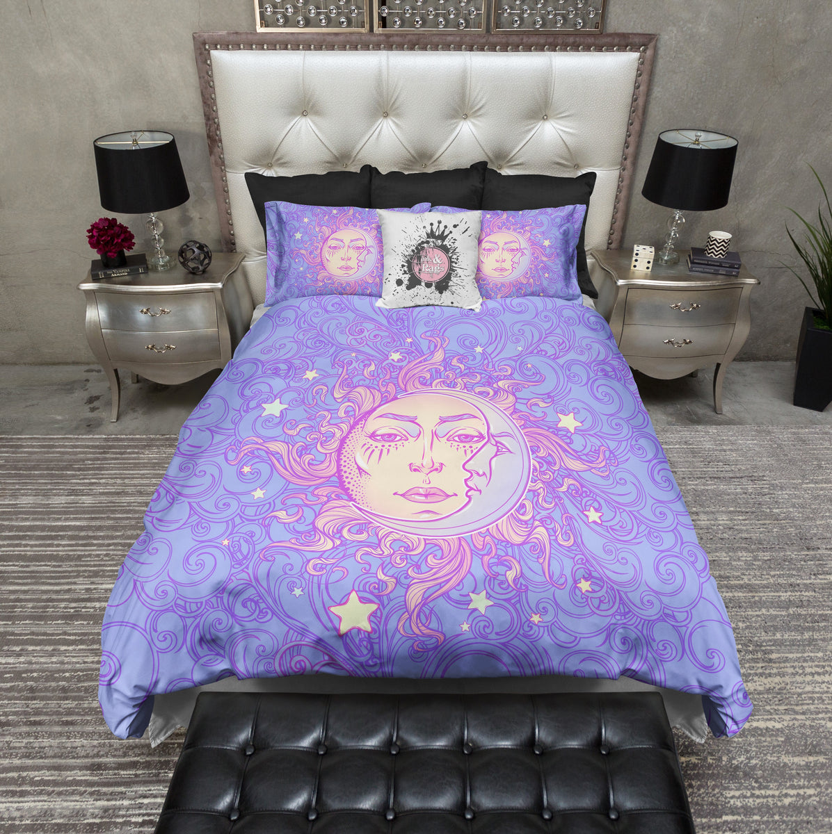 Boho Windy Day Sun and Moon Bedding Collection – Ink and Rags