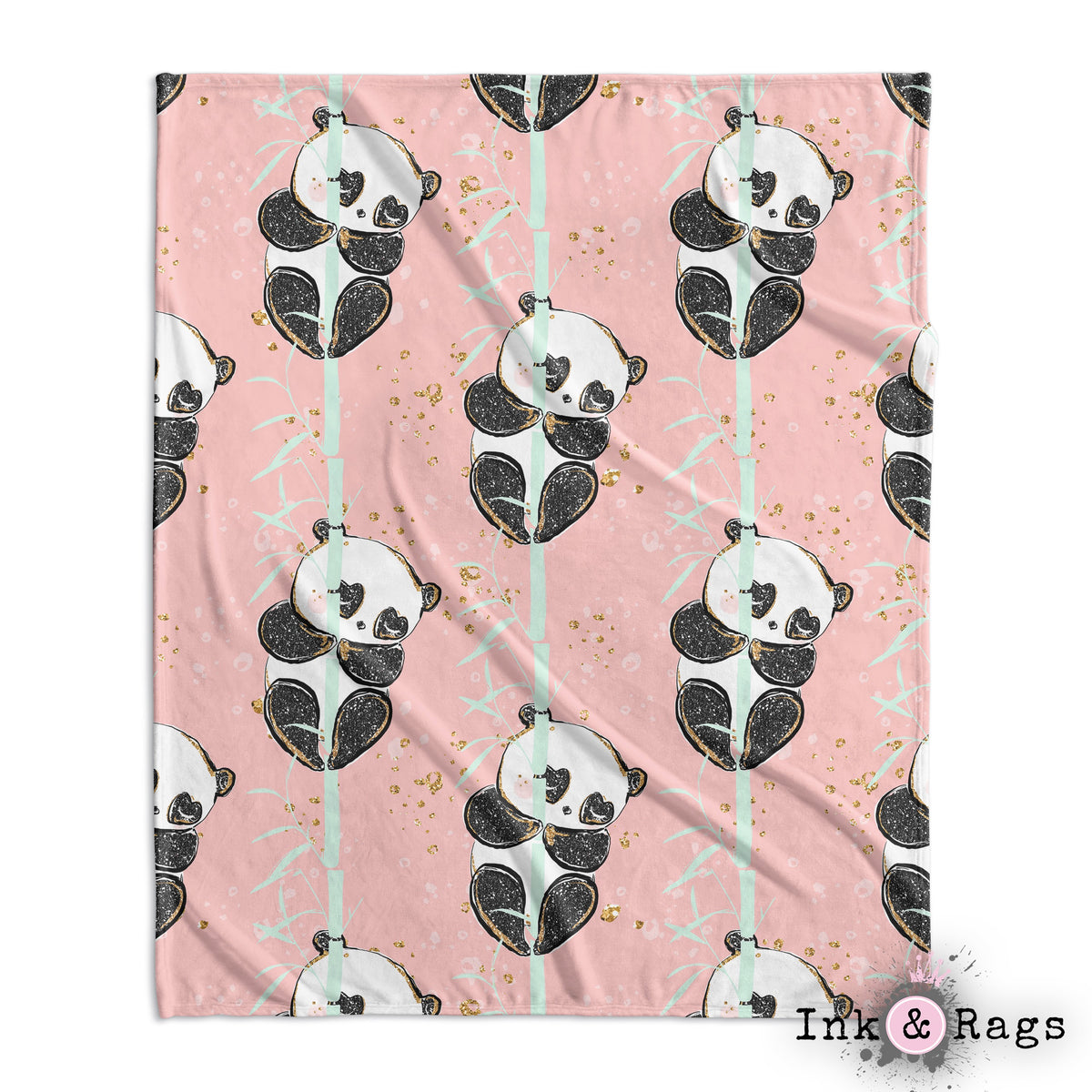Morning Panda Crib and Toddler Bedding Collection – Ink and Rags